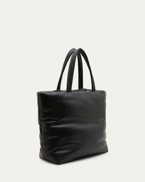Saint Laurent Embossed Padded Leather Tote Bag