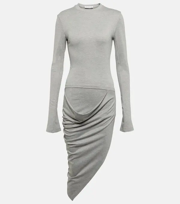 JW Anderson Draped Jersey Midi Dress