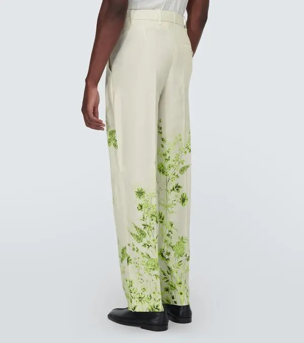 King & Tuckfield Floral Straight Pants