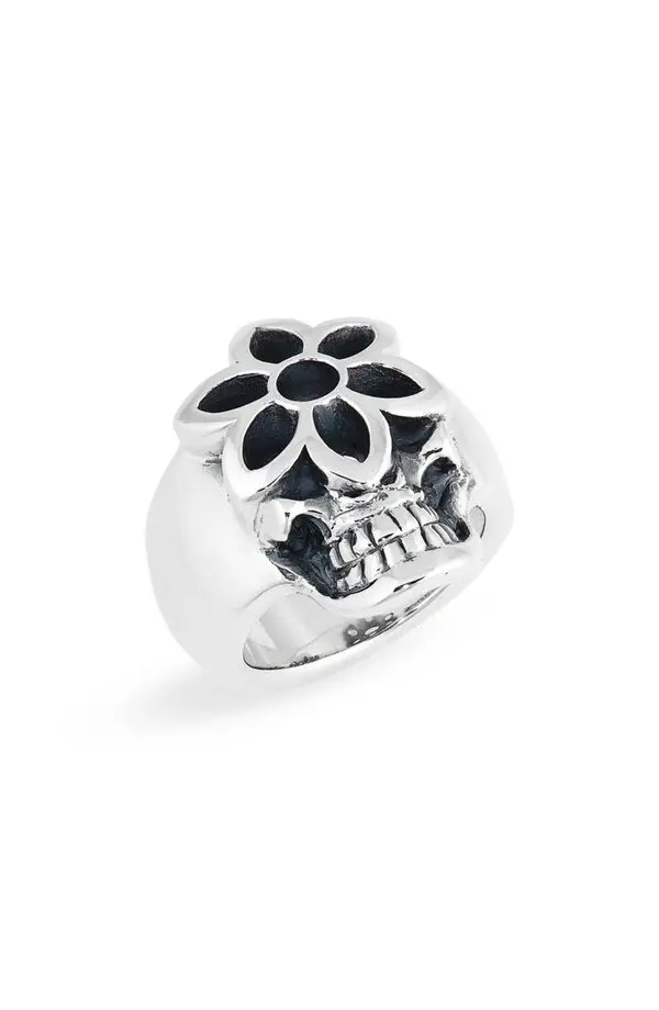 Good Art Hlywd Large Steal Your Rosette Ring - Silver