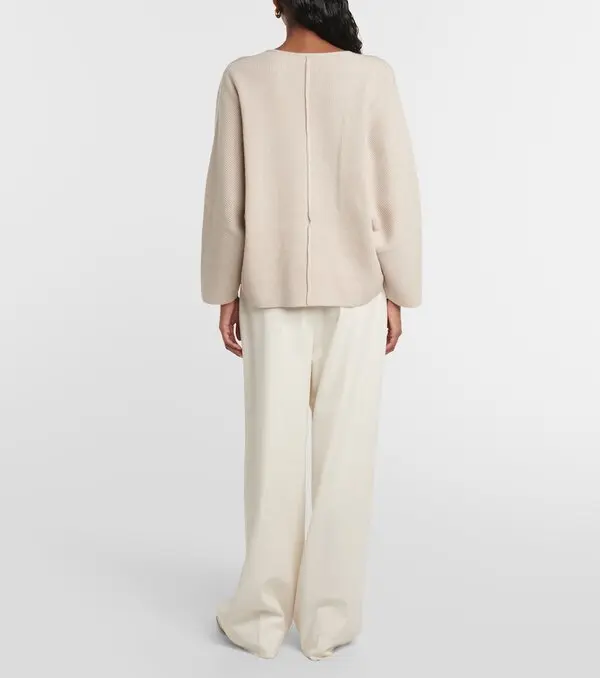 Brunello Cucinelli Wool, Cashmere And Silk V-neck Sweater