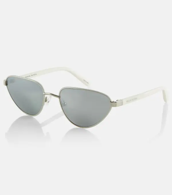 Magda Butrym Cat-Eye Sunglasses - Silver | Editorialist display picture 3