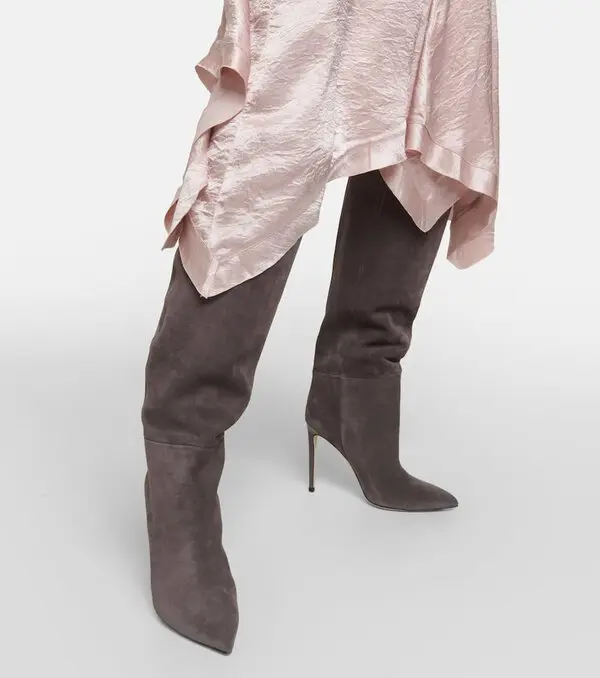 Paris Texas Suede Knee-high Boots