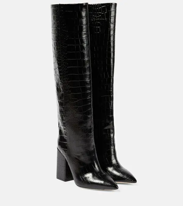 Paris Texas Anja Leather Knee-high Boots