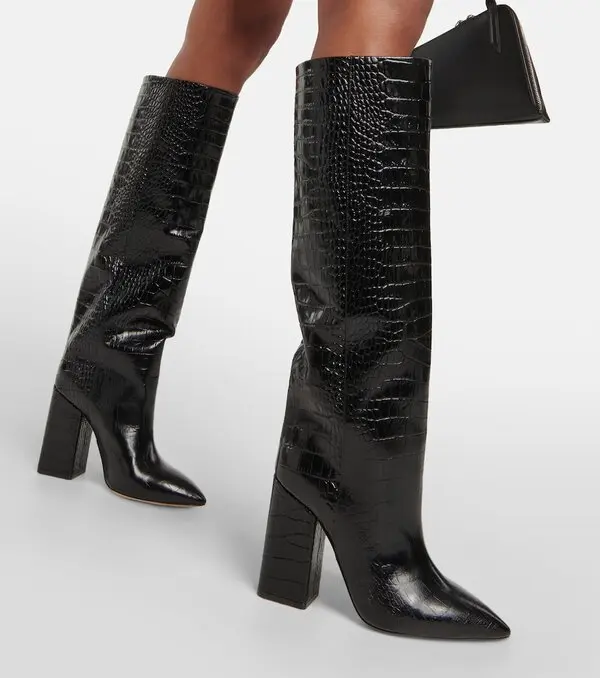 Paris Texas Anja Leather Knee-high Boots
