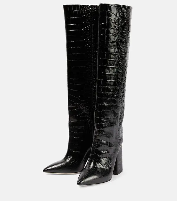 Paris Texas Anja Leather Knee-high Boots