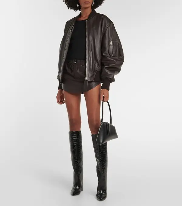 Paris Texas Anja Leather Knee-high Boots