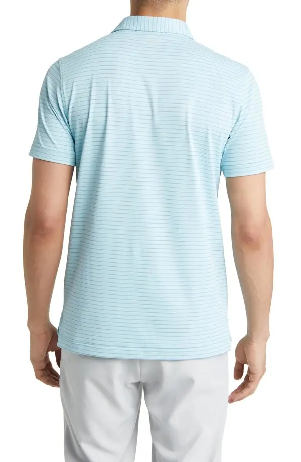 Peter Millar Duet Stripe Jersey Performance Polo