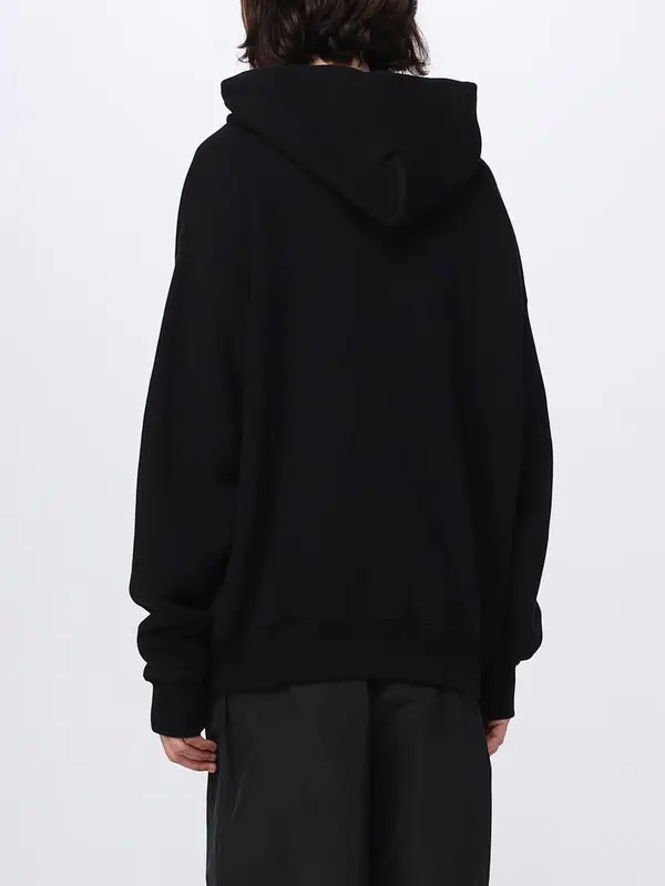Off-White Cotton Sweatshirt - Black
