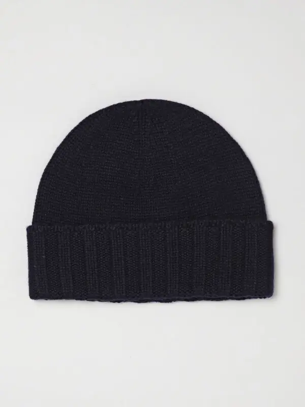 DRUMOHR Cashmere Tricot Hat - Blue 1