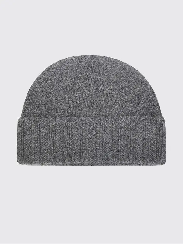 DRUMOHR Cashmere Tricot Hat - Grey 1