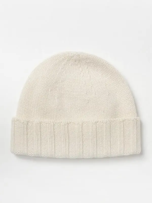 DRUMOHR Cashmere Tricot Hat - White
