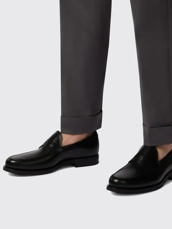 TOD'S Leather Loafers - Black