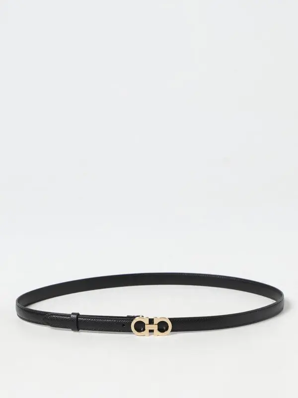FERRAGAMO Gancini Belt - Black