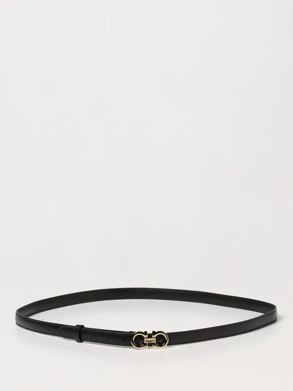 FERRAGAMO Gancini Belt - Black