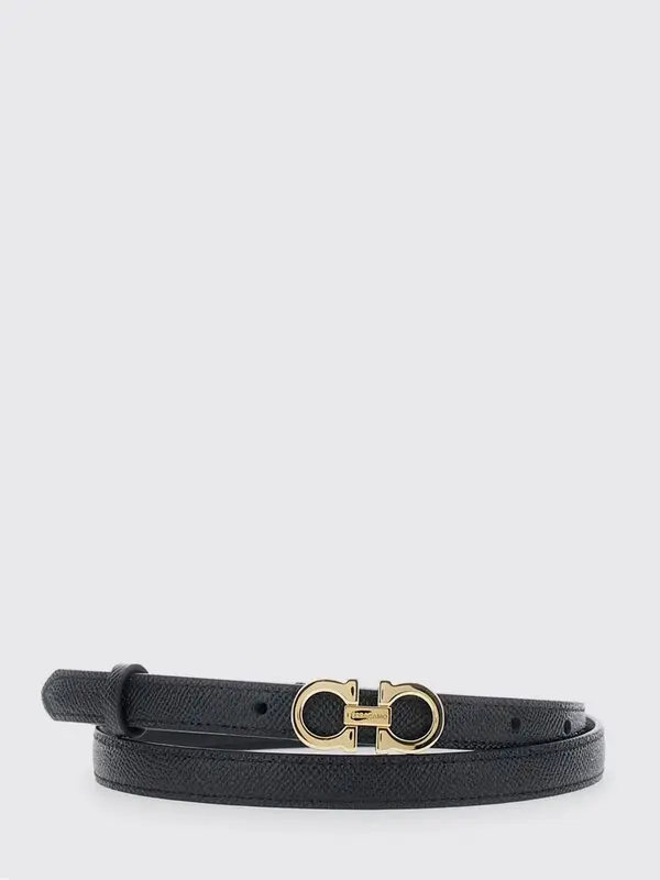 FERRAGAMO Gancini Belt - Black