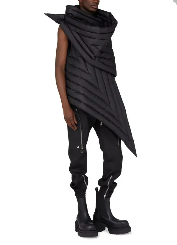 Rick Owens Gleam Scarf In Black - 60% Off | Editorialist