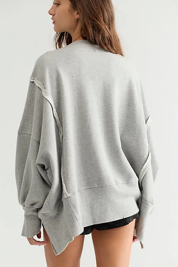 Free People We The Free Graphic Camden Pullover - Eagle Combo