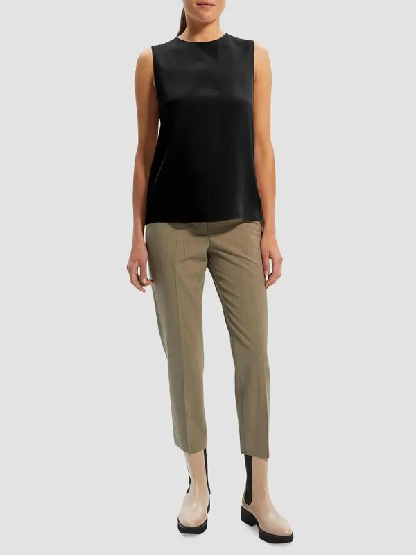 Theory Silk Straight Shell
