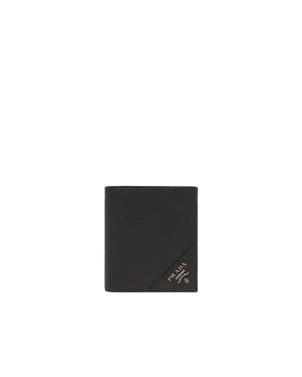 Prada Saffiano Leather Wallet - Black