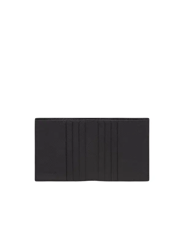 Prada Saffiano Leather Wallet - Black