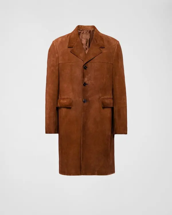 Prada Suede Coat - Oak