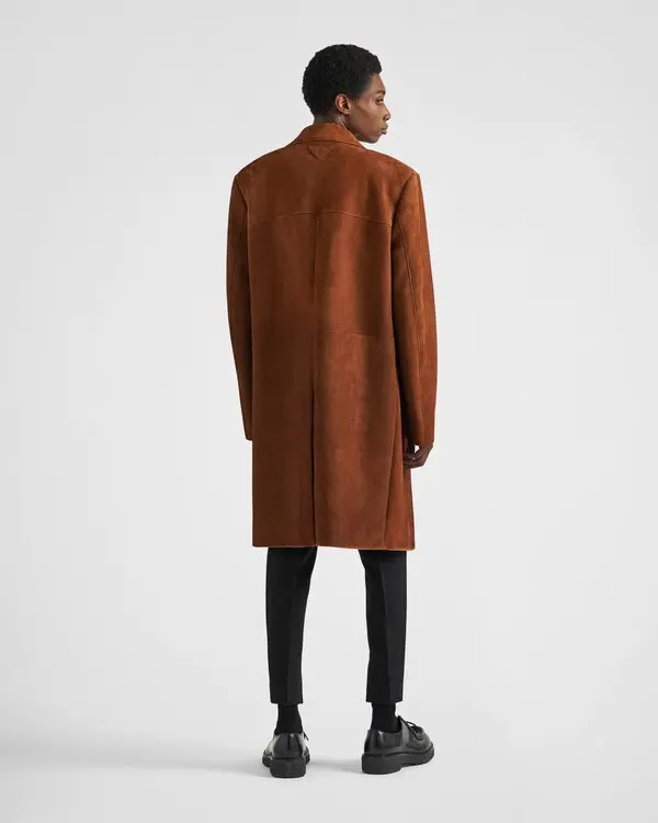 Prada Suede Coat - Oak