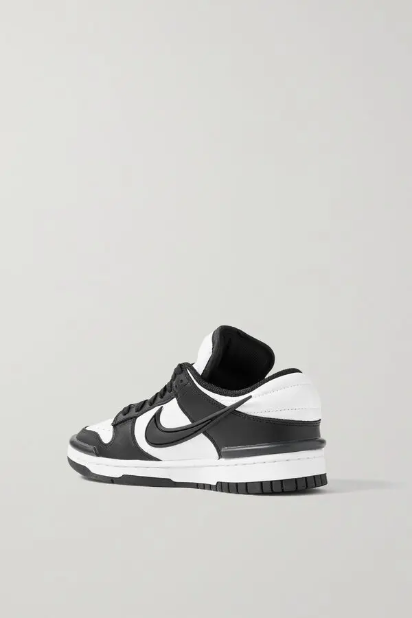 Nike Dunk Low Twist Leather Sneakers - Black