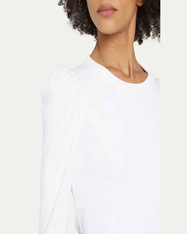 Veronica Beard Britney Cotton Top - Black