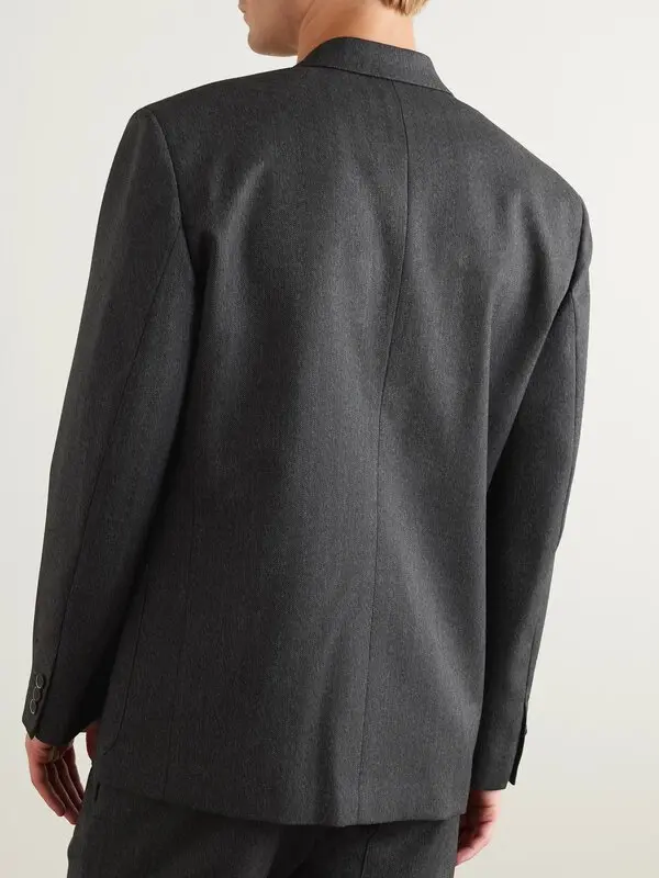 Barena Venezia Virgin Wool Herringbone Blazer
