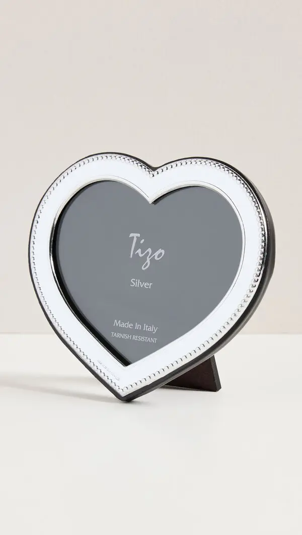 TIZO DESIGN Italian Plate Frame Heart 2x3