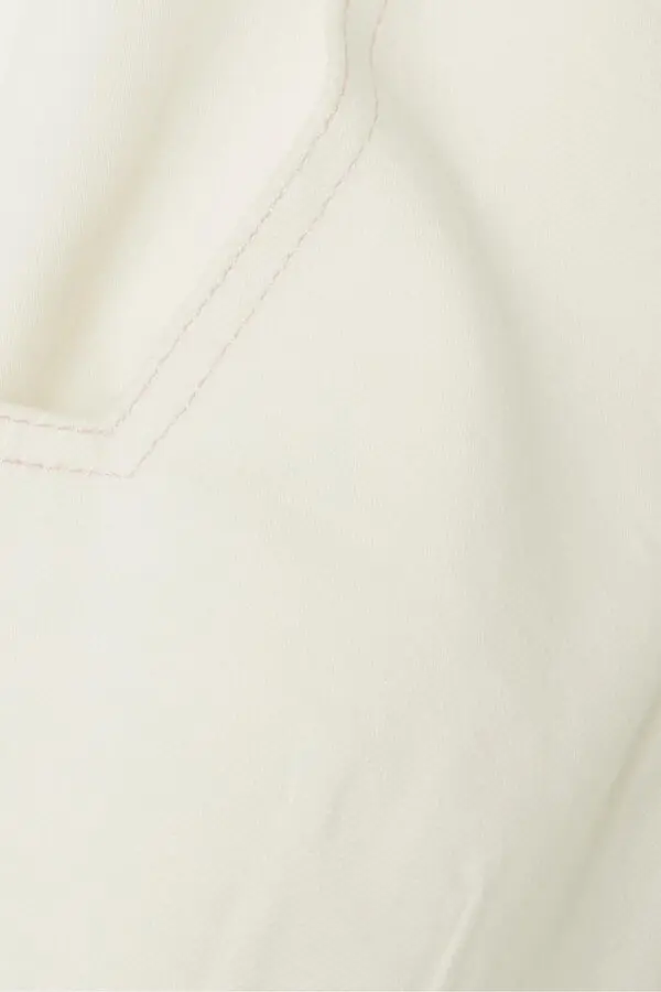 EMILIA WICKSTEAD Saffa Cropped Denim Top