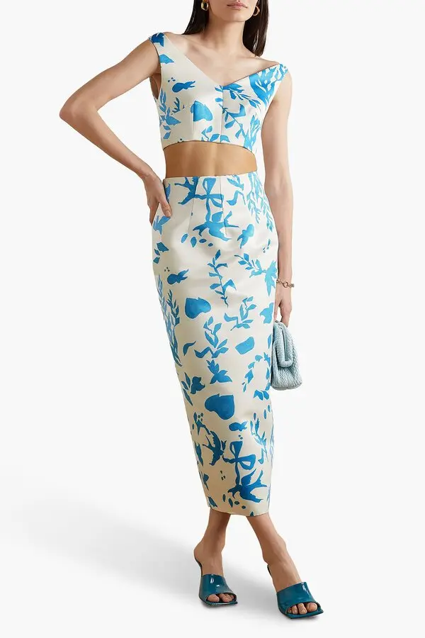 EMILIA WICKSTEAD Solange Cropped Top