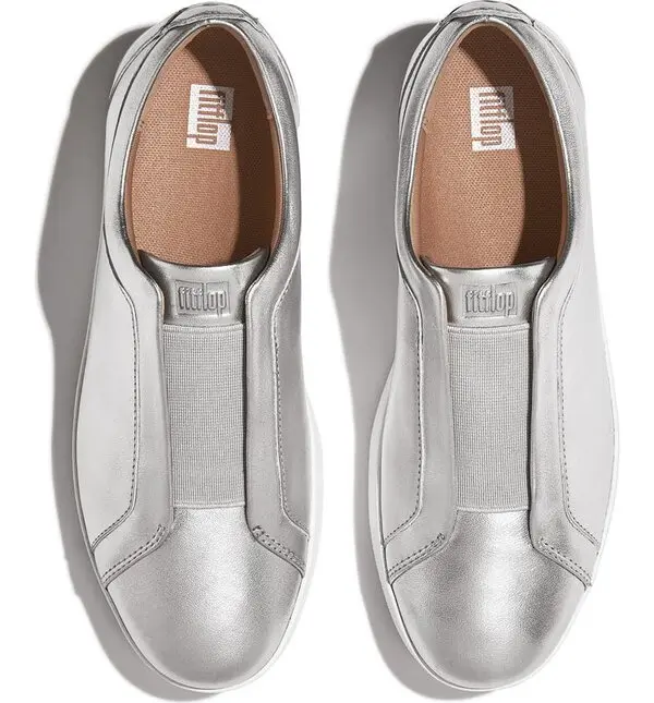 Fitflop Rally Metallic Slip-on Sneakers