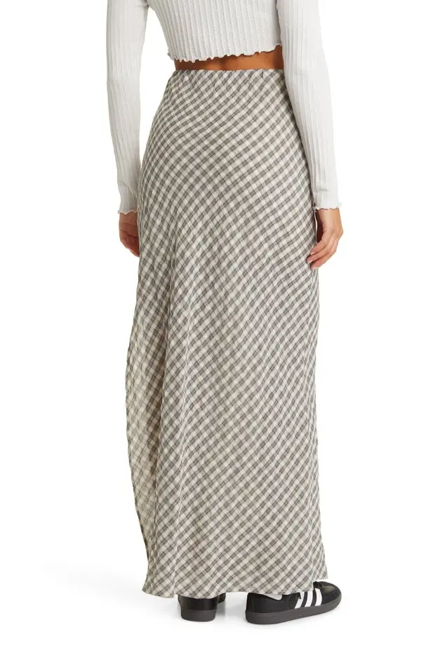 Bp. Plaid Maxi Skirt
