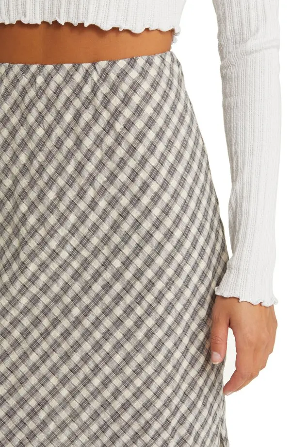 Bp. Plaid Maxi Skirt