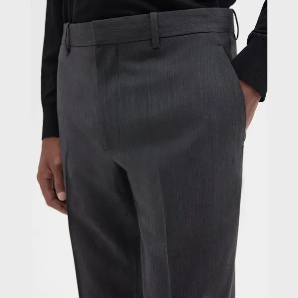 Theory Slim Pant In Herringbone Stretch Wool
