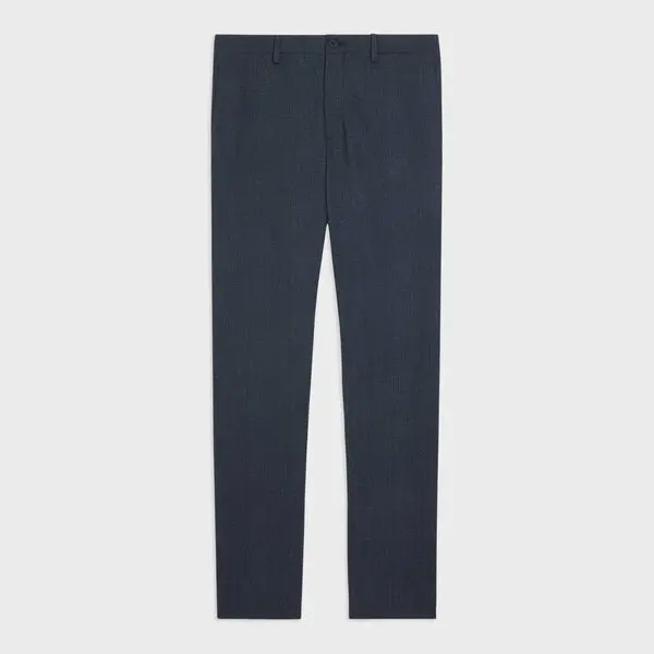 Theory Zaine Herringbone Trousers - Baltic Melange