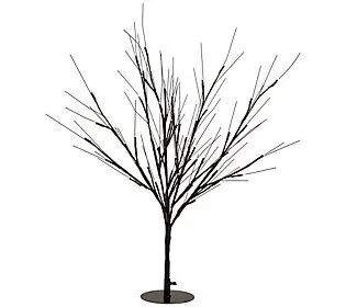 NORTHLIGHT 39' Led Lit Halloween Twig Tree - One-color