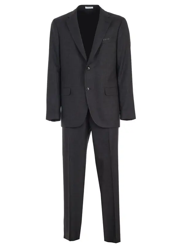 Boglioli Suit Micro Square - Grey