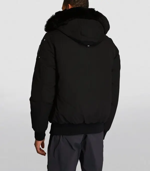 Moose Knuckles Down-filled Bomber Jacket - Black