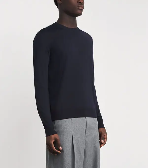 Giorgio Armani Wool Sweater - Blue