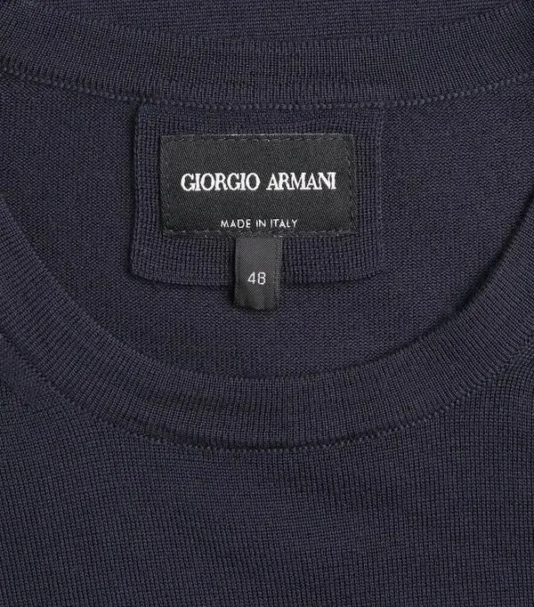 Giorgio Armani Wool Sweater - Blue