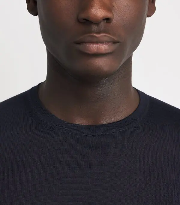 Giorgio Armani Wool Sweater - Blue