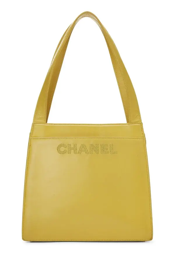 Chanel Lambskin Logo Shoulder Bag