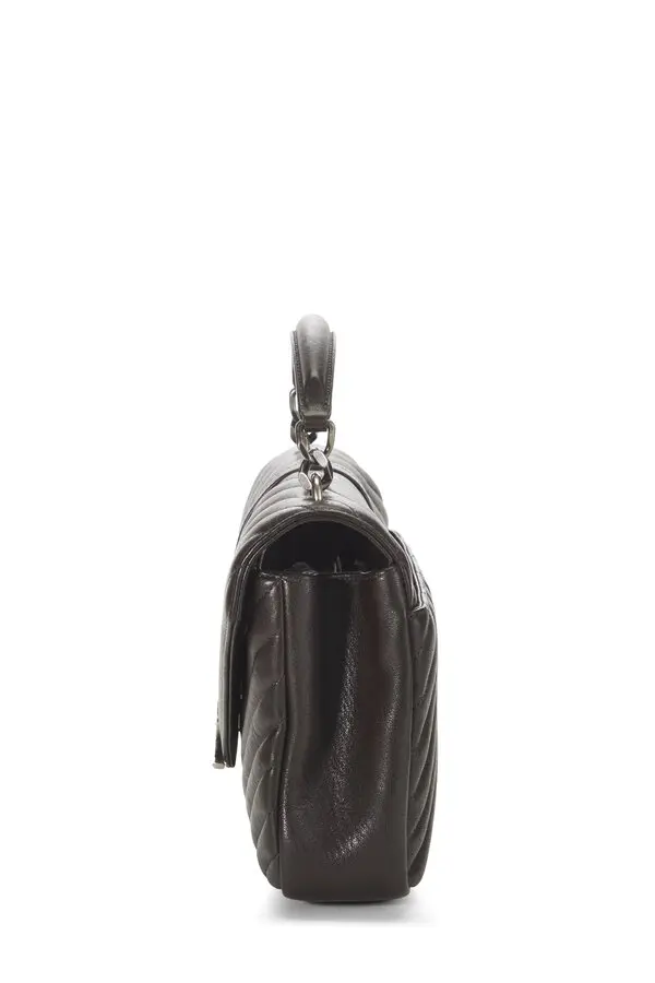 Saint Laurent Chevron Leather College