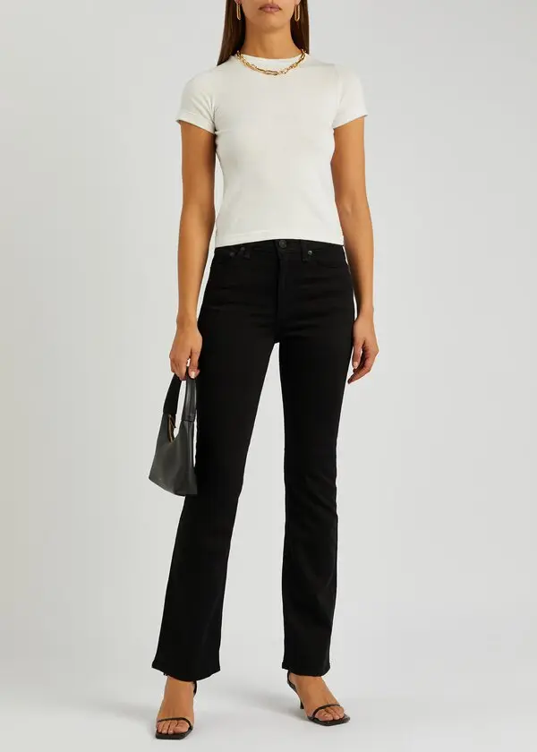 Rag & Bone Peyton Bootcut Jeans - Black