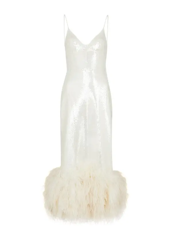 david koma sequined midi dress David Koma Sequined Midi Dress by David Koma