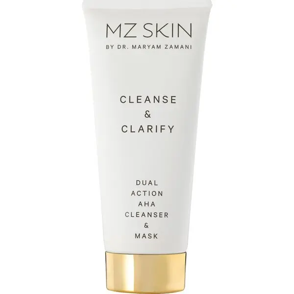 MZ SKIN Cleanse & Clarify Dual Action Aha Cleanser & Mask - No Color