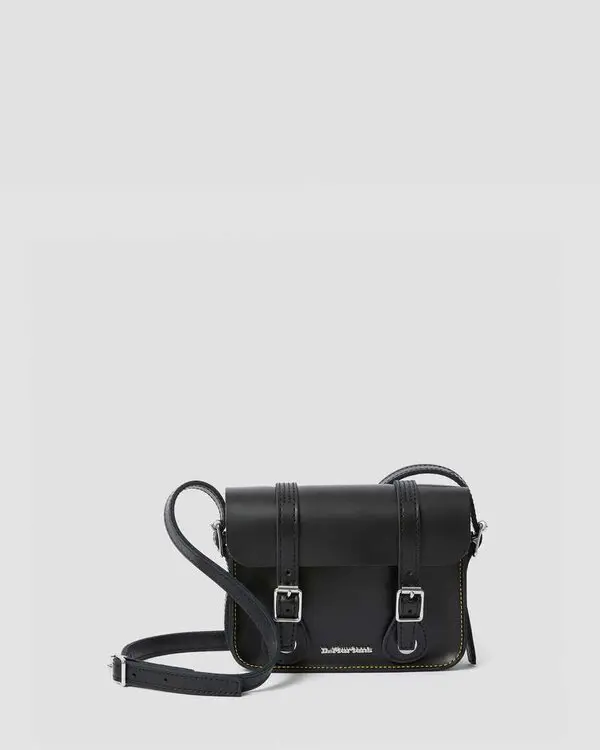 Dr. Martens 7-inch Leather Crossbody Bag - Black